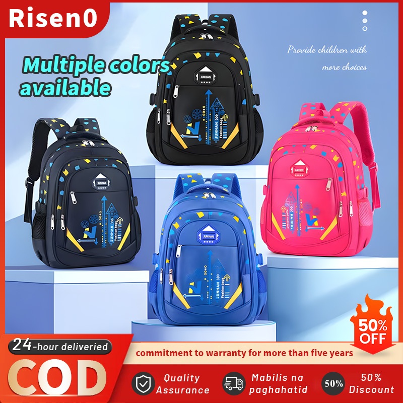 Waterproof School Bag Boy Girl Light And Large Capacity Backpack ...