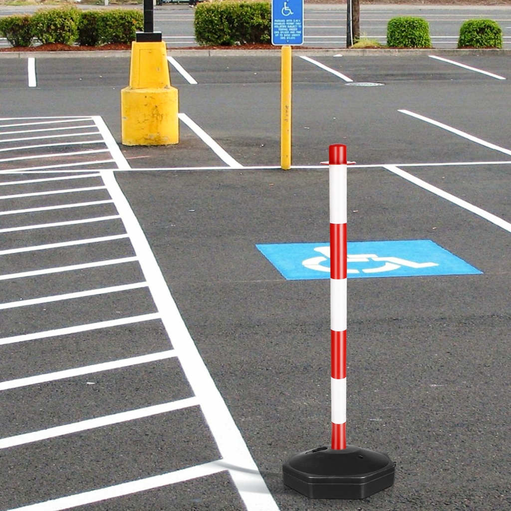 Isolation Bollard Parking Barrier Anti Collision Column Powder Coat ...