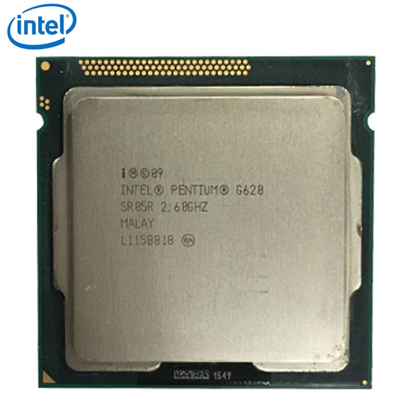 Intel Core G620 G630 G640 G840 G850 G860 CPU LGA1155 pin cpu | Shopee ...