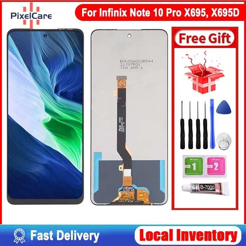 Pixelcare LCD For Infinix Note 10 Pro X695, X695D/Infinix Note 10 Pro ...