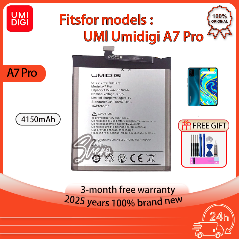 A7 Pro battery Original/Fitsfor models :UMl Umidigi A7 Pro Battery ...