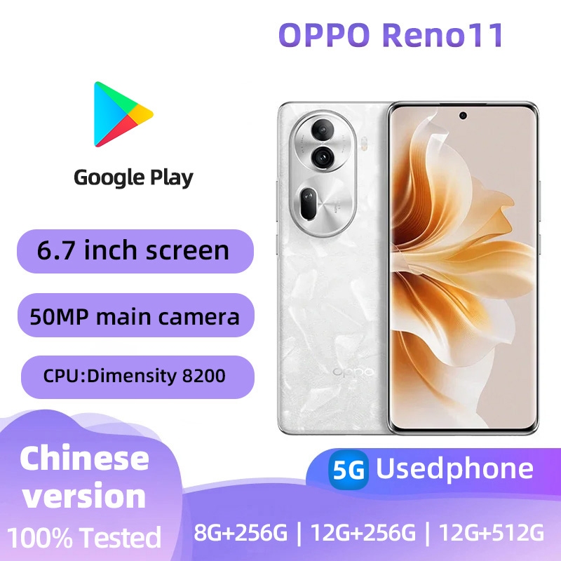 OPPO Reno 11（5G）Android Smartphone Original screen 256GB All Colours ...