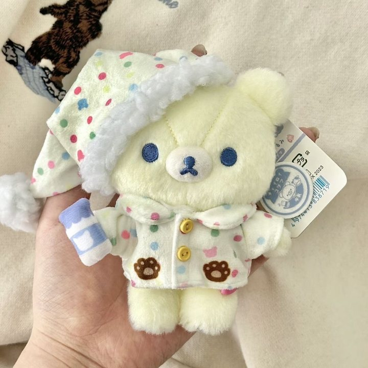 Cute Rilakkuma Plush Easy Bear Strawberry Hot Spring Milk Bear ...