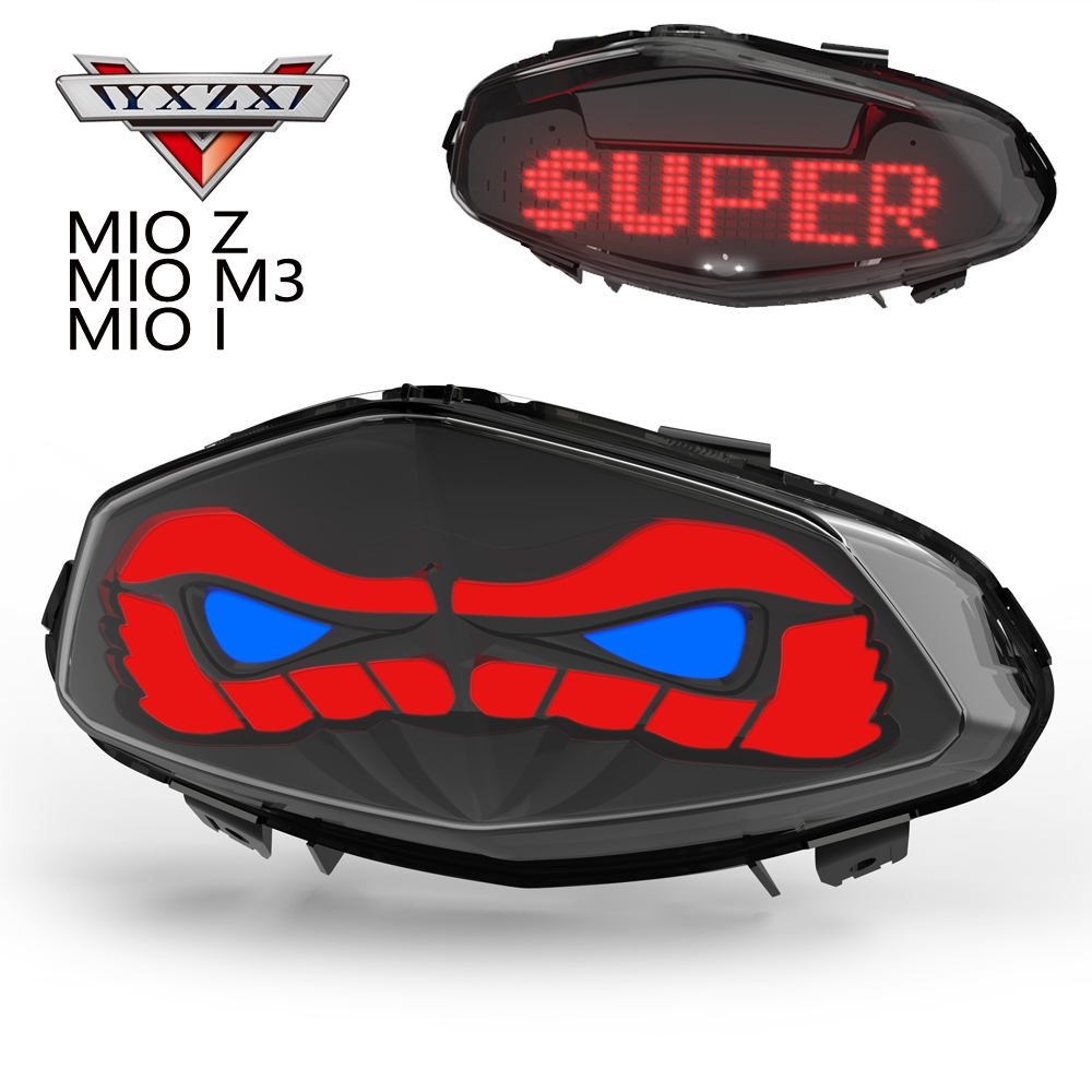 YXZX HOT MIO Z/M3/MIO I 125 Lazy Eyes Brake light Motorcycle Tail Light ...