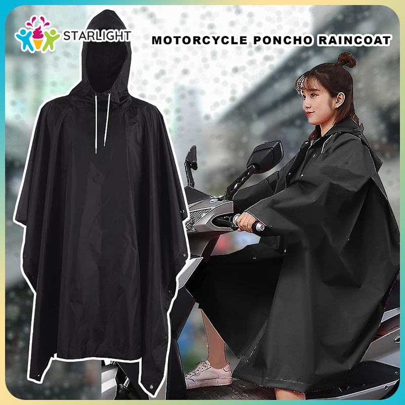 STARLIGHT Poncho Raincoat Motorcycle Bicycle Poncho Makapal Kapote Rain ...