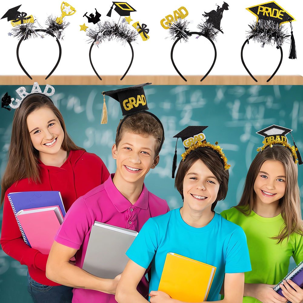 Graduation hat headband graduation hat headband mini single hat and ...