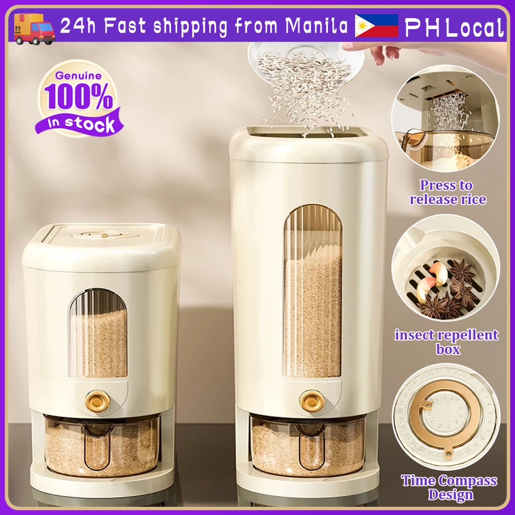 【COD】- 5-10KG Rice Dispenser Moistureproof Inscetproof Grain Rice ...