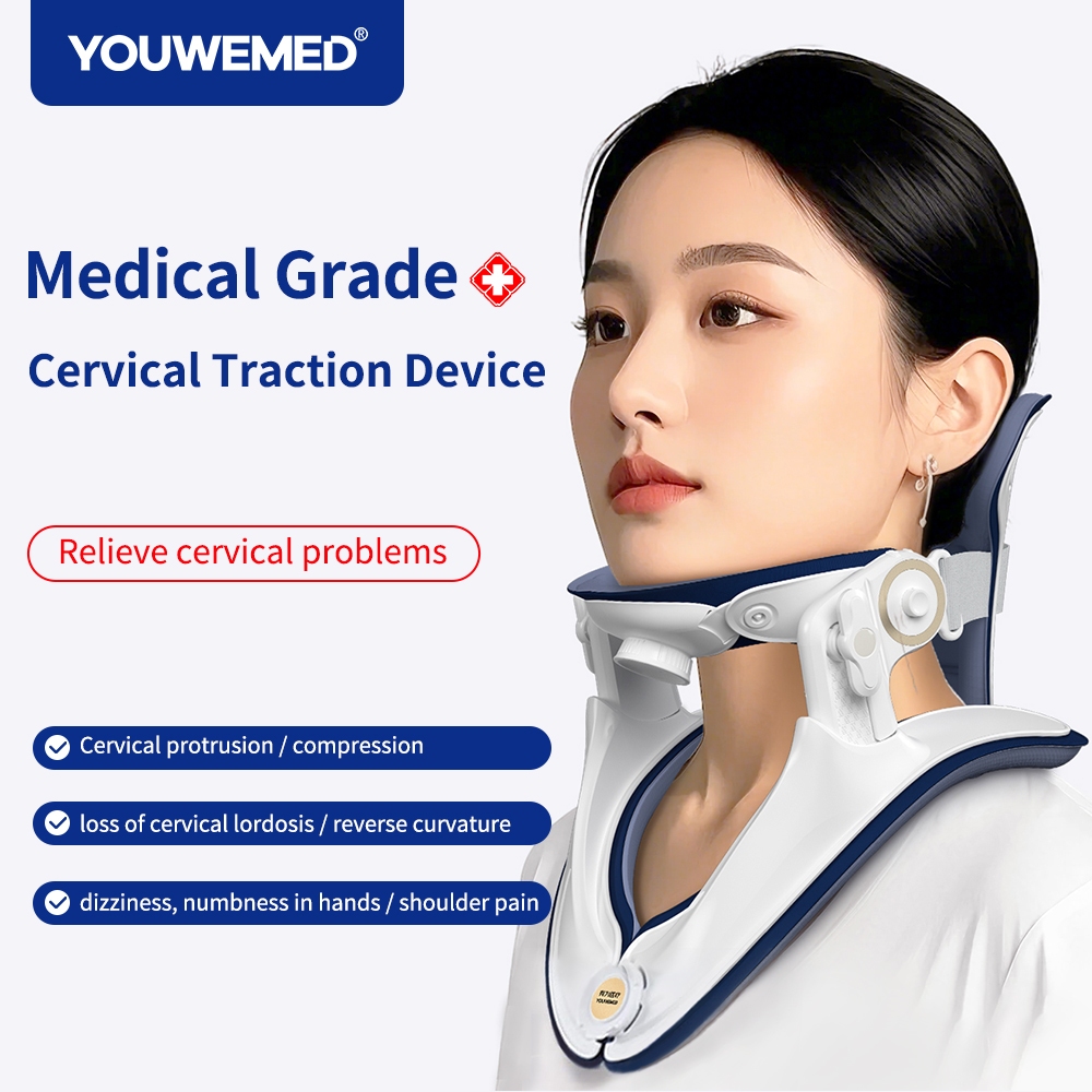 Neck Bracket Cervical Traction Device Adjustable Collar Cervical Neck ...