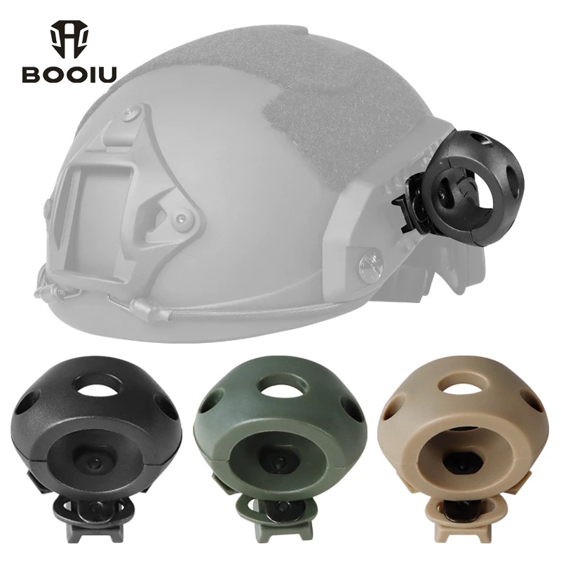BOOIU Helmet Flashlight Holder Clip for Fast Tactical Helmet Mount ...