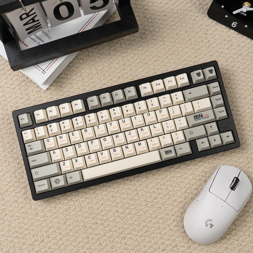 Retro Steins;Gate Keycap IBN5100 PBT 1.7MM thickness Cherry profile for ...