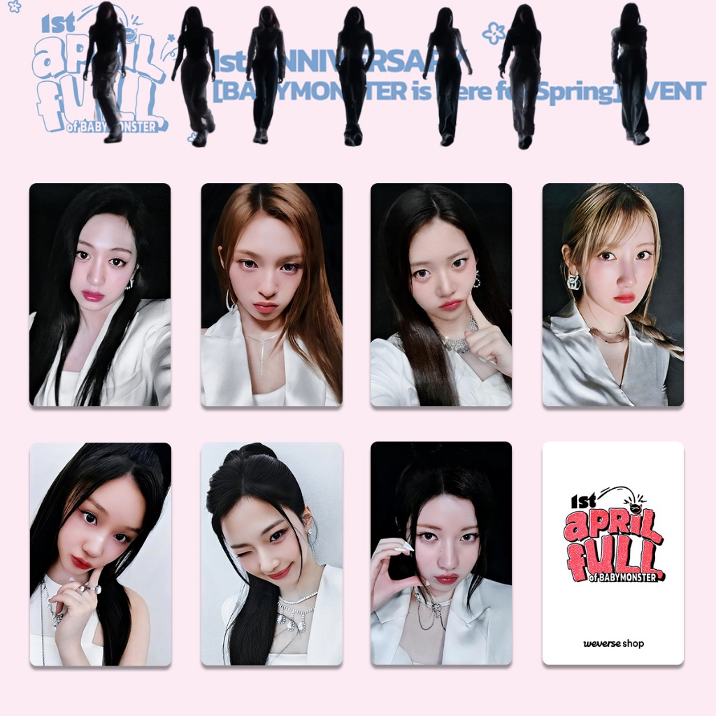 1-7pcs BM Lomo Cards BABYMONS7ER Album SHEESH Stuck In The Middle ...