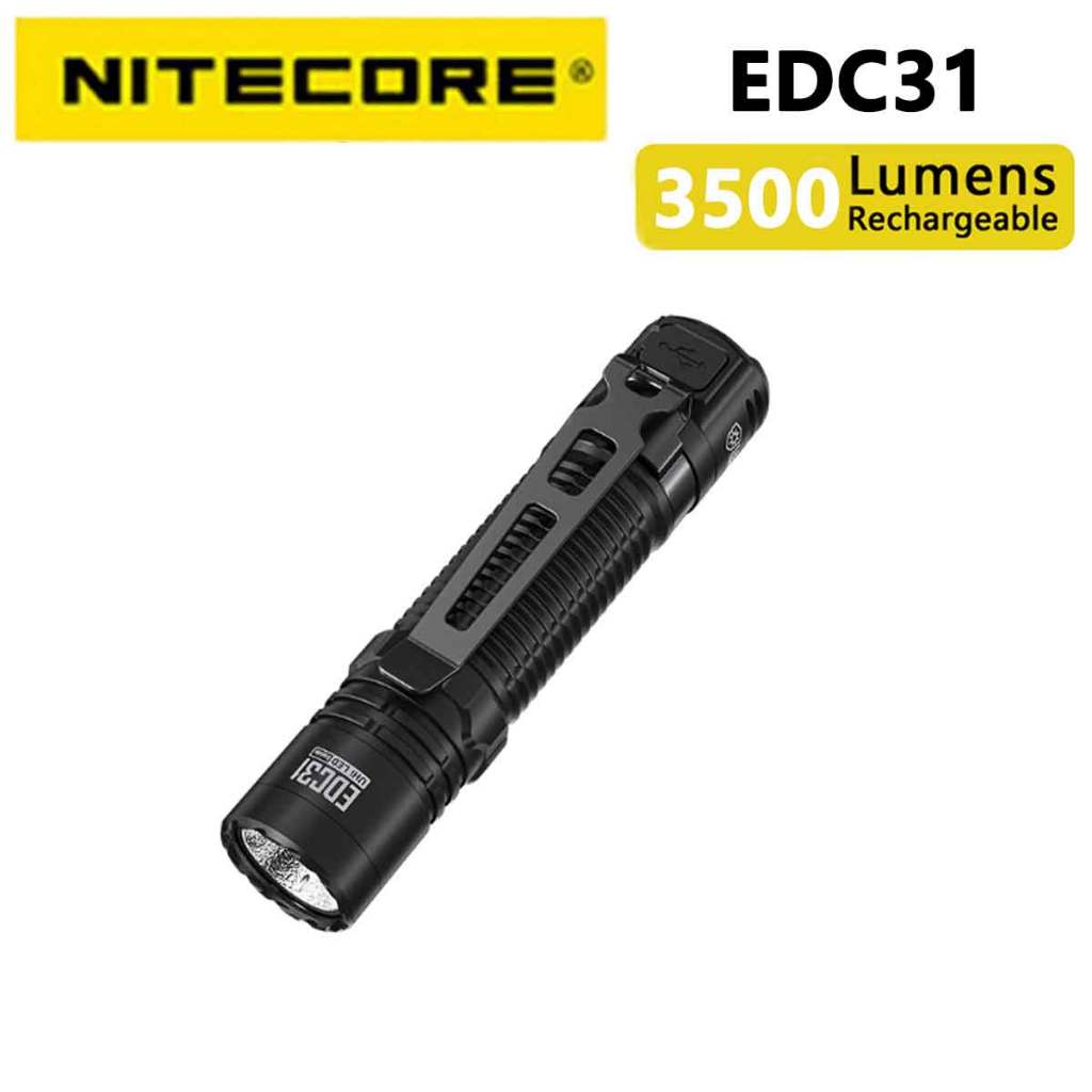 NITECORE EDC31 3500 lumens supports USB-C direct charging EDC ...