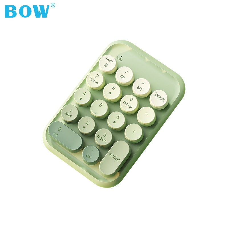 BOW K158 Dual Three mode Keyboard Portable Wireless Numeric Keypad ...