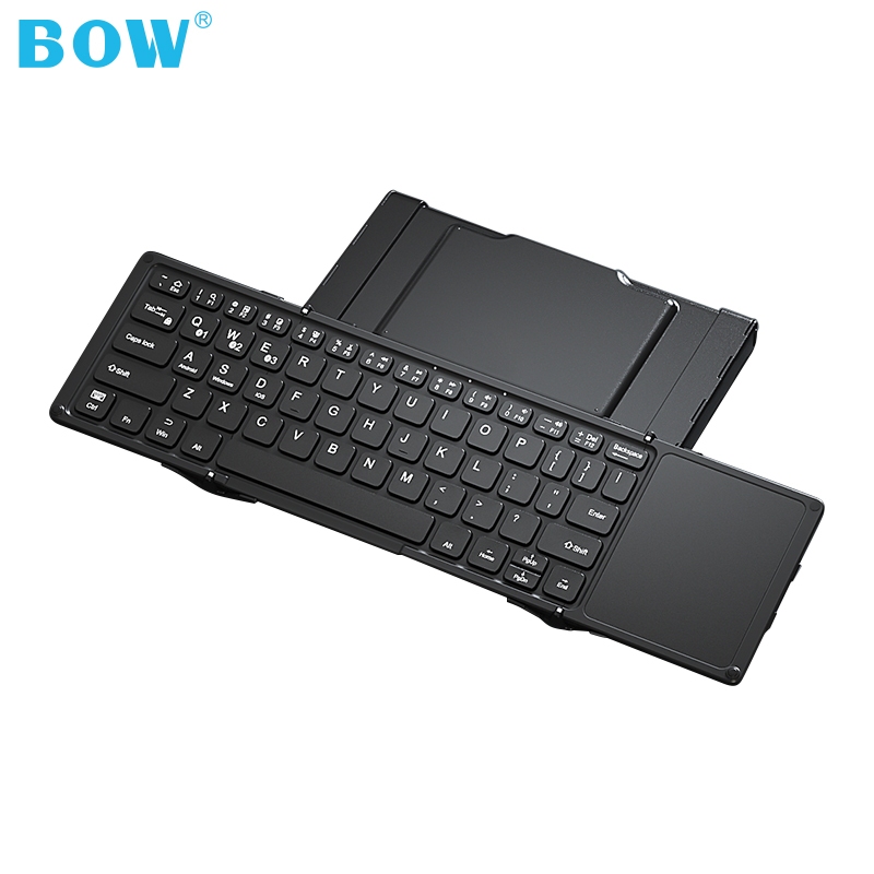 BOW HB318 Mini Wireless Bluetooth Folding Keyboard Portable ...