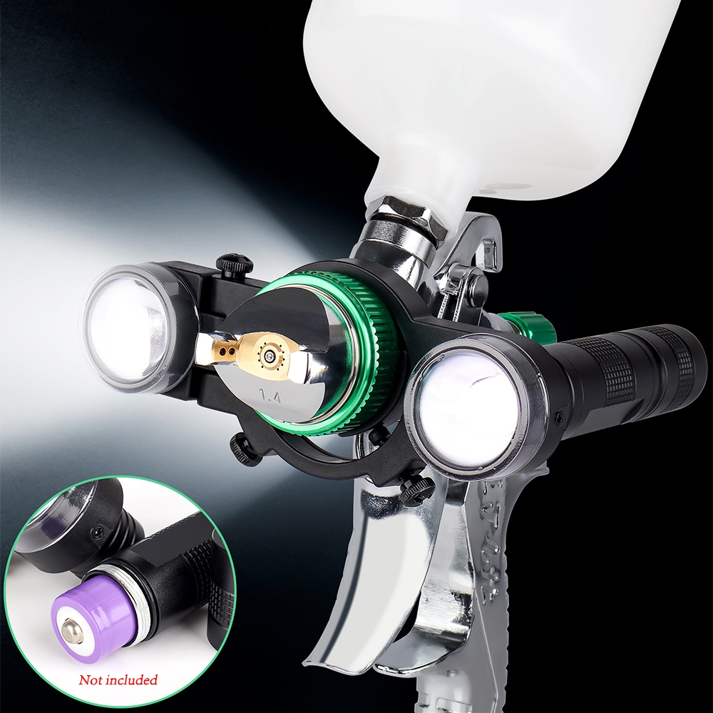Universal Spray Gun Light, USB Rechargeable & Adjustable Brightness ...