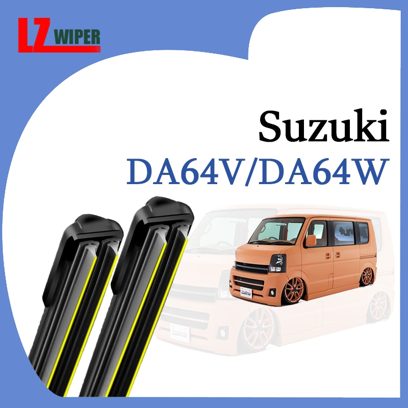 Suzuki DA64V/DA64W front and rear wiper blades (16+16+12in 3-piece set) high quality DA64V/DA64W ...