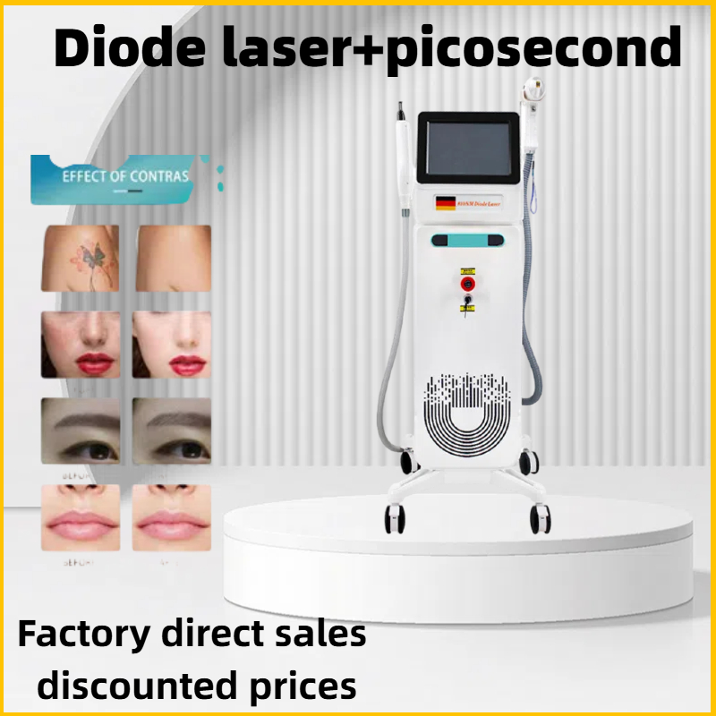 2025 New 2 in 1 pico diode laser machine permanent hair removal device ...