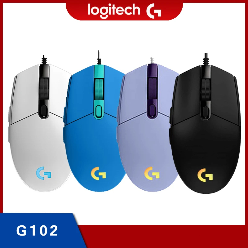 Logitech G102 Gaming Mouse USB Type A 8000 DPI PC _ Mac _ Laptop Laptop ...