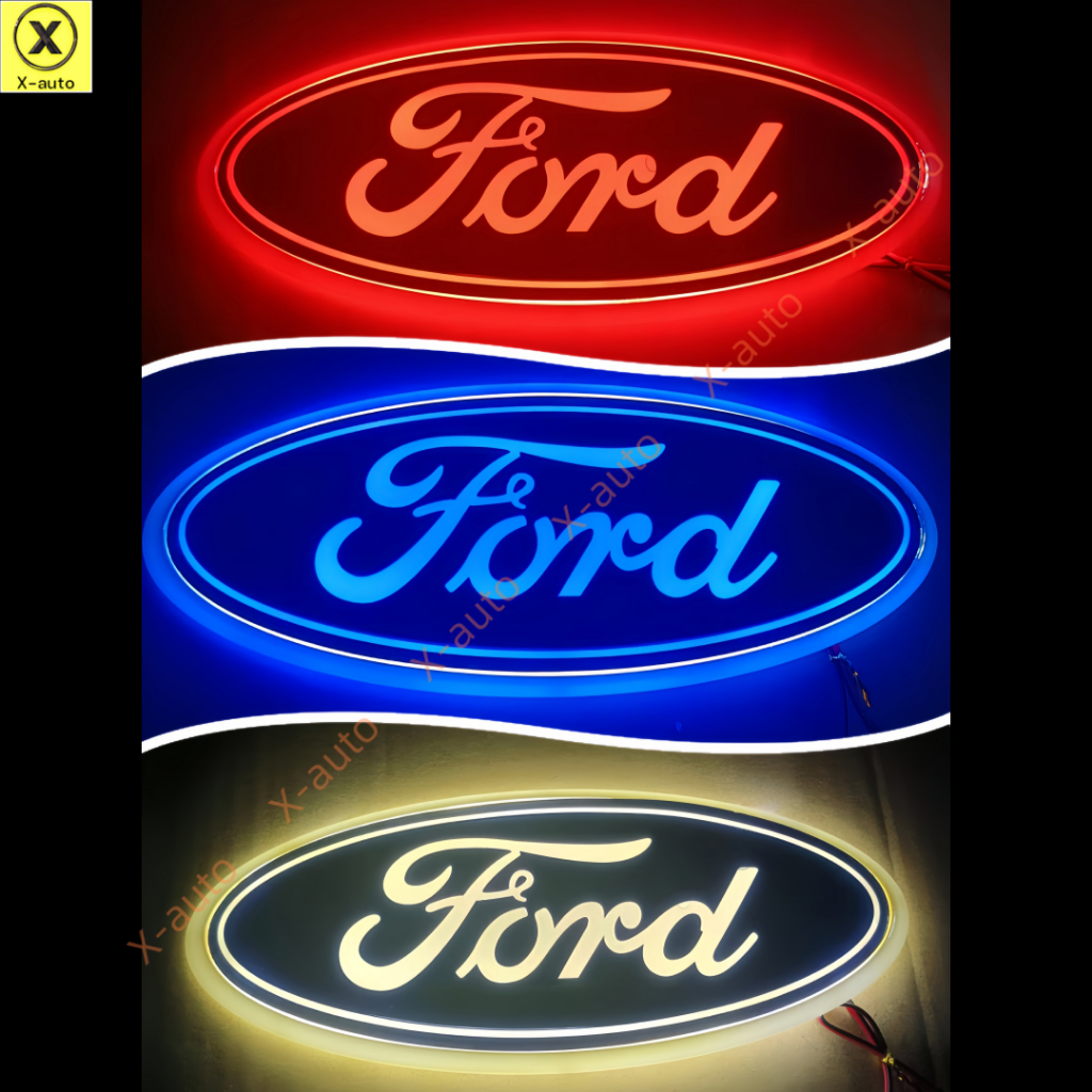 Ford 4D Car LED Emblem Logo Badge - Fits Front or Rear - Replace the ...