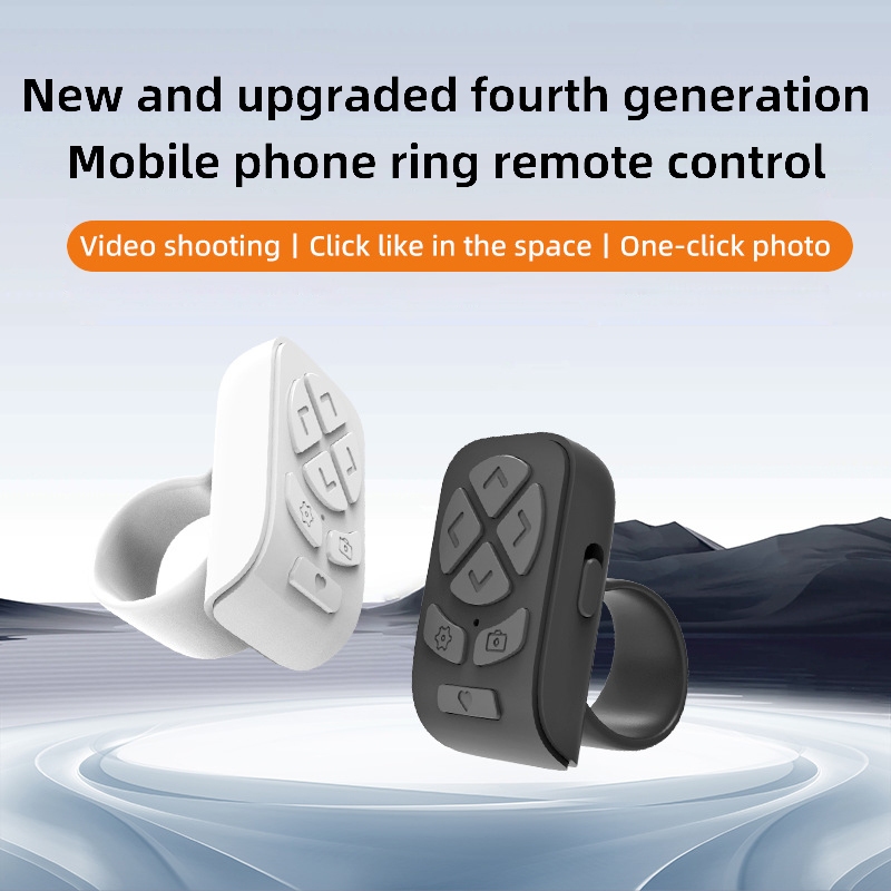 Bluetooth Ring Remote Control Selfie Wireless Remote Control Shutter ...