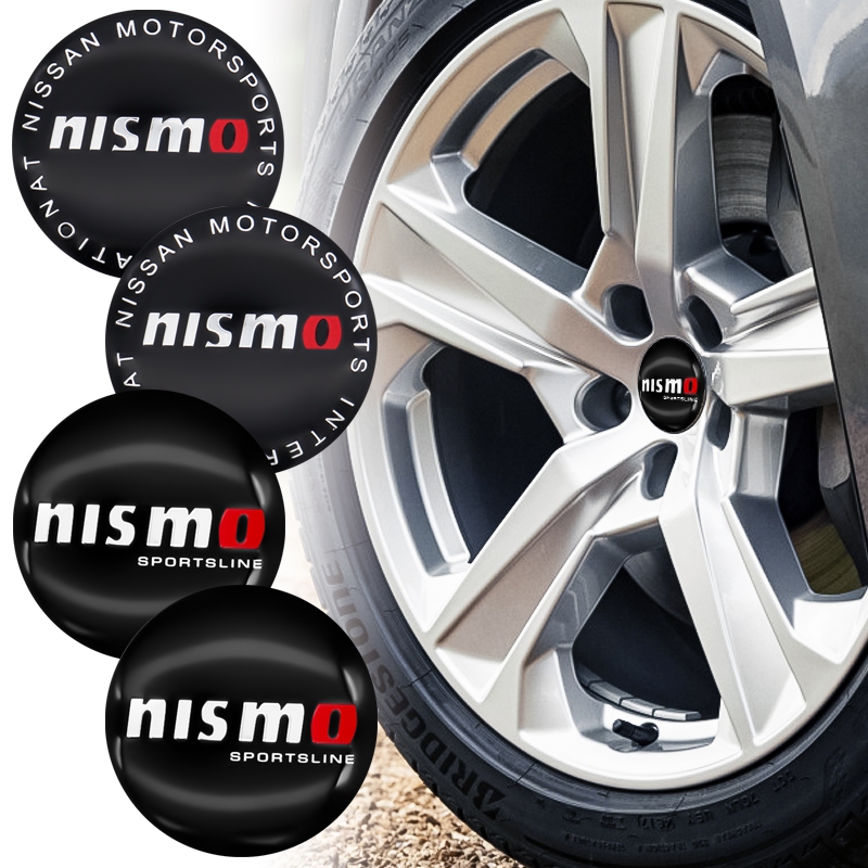 NISMO 4pcs 56mm Car Wheel Center Cap Logo Sticker for NISSAN NISMO GTR ...