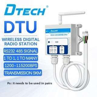 DTECH TPUNB Wireless Data Transmitter Station DTU Module Terminal 5000m RS232/485 Serial Port ...
