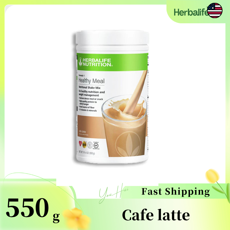 Herbalife Cafe Latte 550g: The ideal choice for a low calorie, healthy lifestyle | Shopee ...