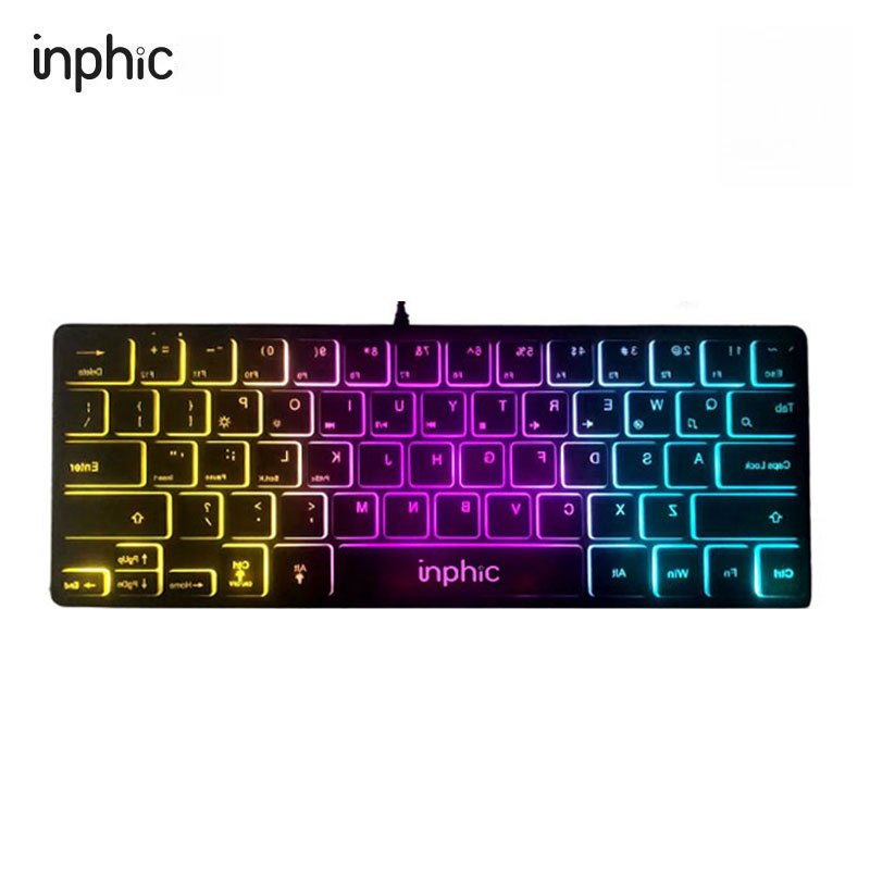 INPHIC IN-920 RGB Gaming Keyboard - 64 Keys Keypad / Keyboard Multi ...