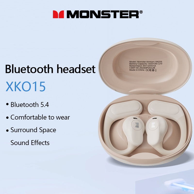 Monster XKO15 Bluetooth Earphone HIFI Sound Quality HD Voice Call Smart ...