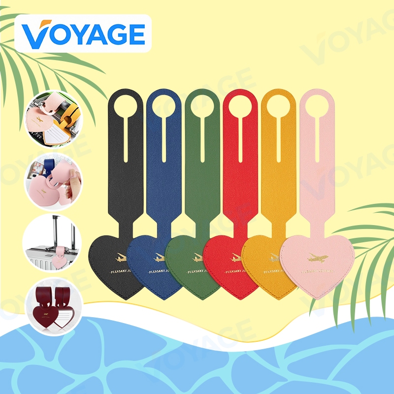 1Pc Heart-Shaped Suitcase Luggage Tag - Simple Bag Pendant & Invitation ...