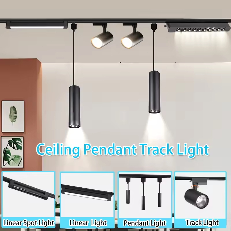 Track Pendant Light Chandelier Linear Track Lights Ceiling Light 10W ...