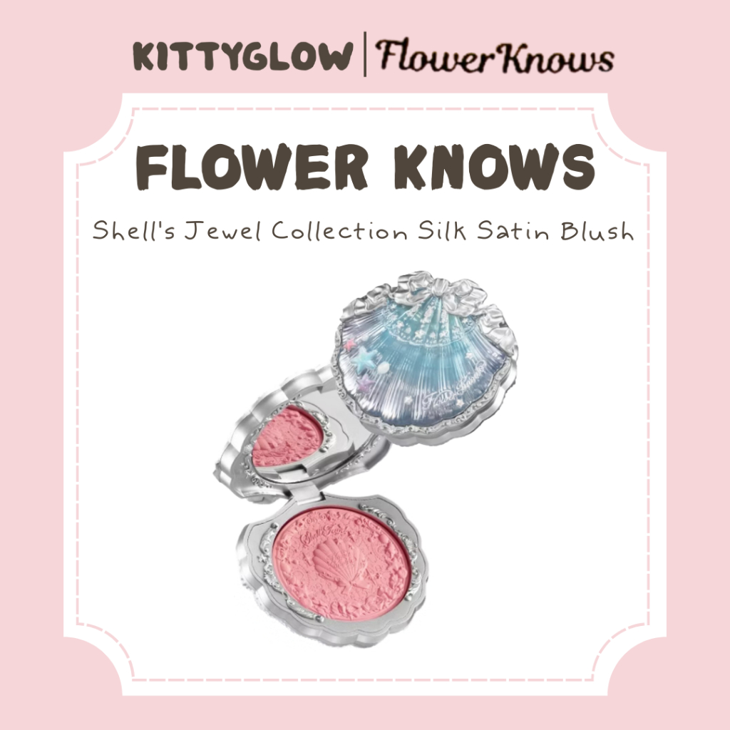 FLOWER KNOWS Shell's Jewel Collection Silk Satin Blush | Shopee Philippines