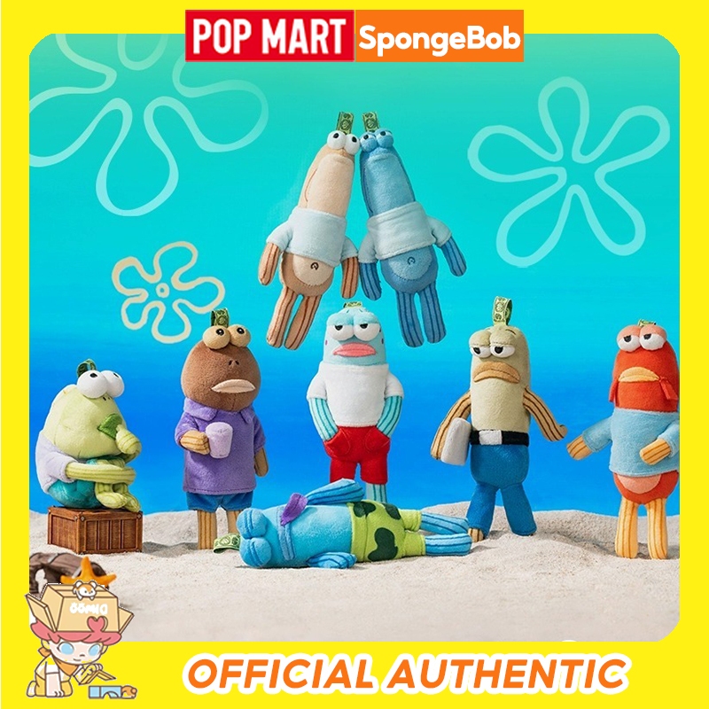 POP MART Gone SpongeBob Bikini Bottom Buddies Series Wacky Plush Blind ...