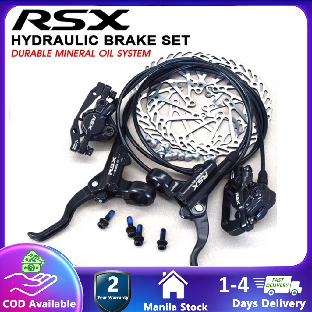 RSX Mountain Bike Oil Pan Hydraulic Brake Kit Front + Rear MTB ...