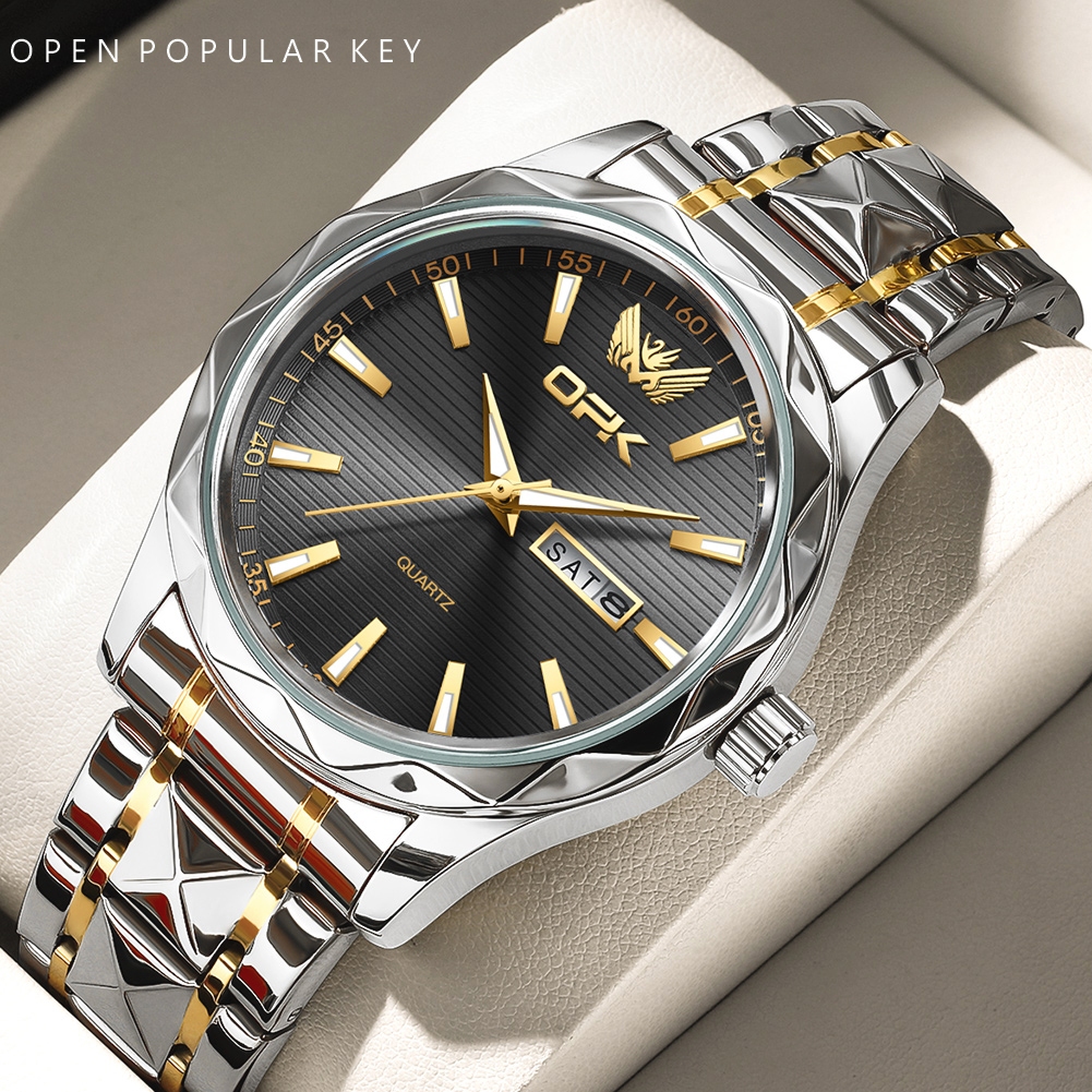 OPK Watch For Men Waterproof Original Quartz Luminous Calendar Fashion ...