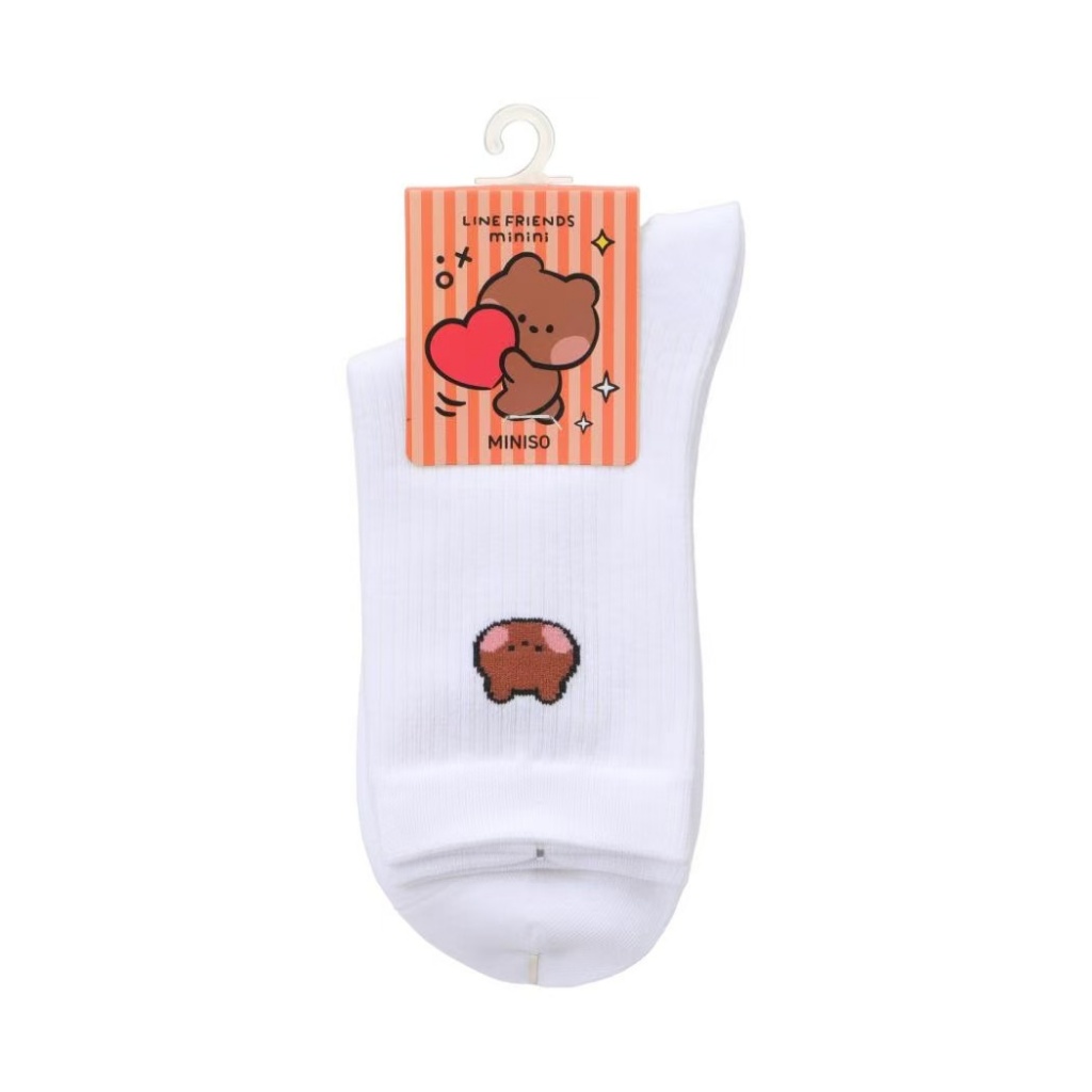 Miniso Line friends minini short sock 24-26 | Shopee Philippines