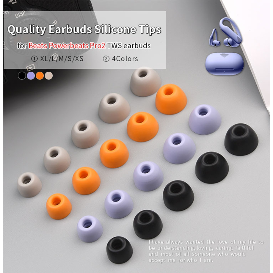 10Pcs Silicone Ear Tips for Beats PowerBeats Pro 2 True Wireless ...
