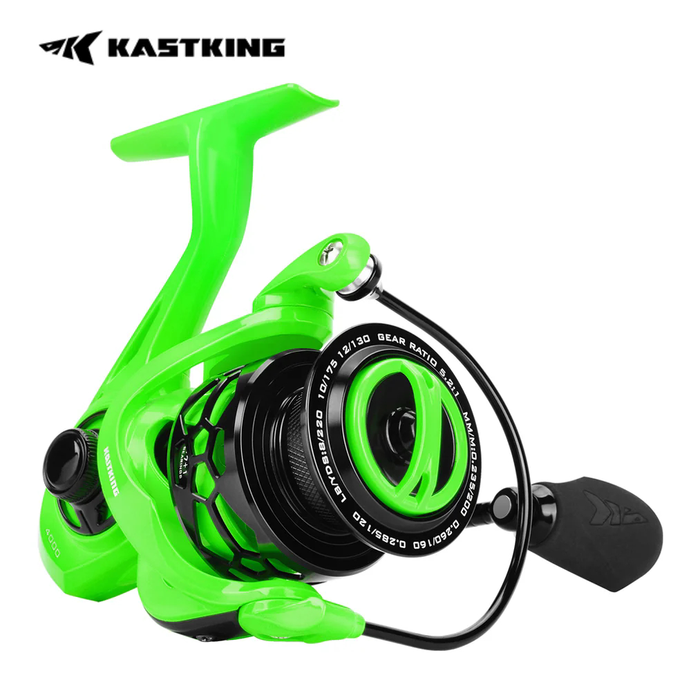 KastKing Zephyr Spinning Reel 5.6oz Size 500 for Ultralight/Ice Fishing ...