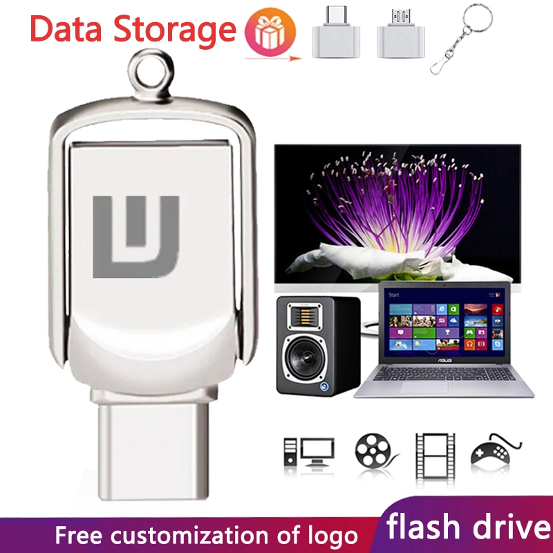 TYPE-C Two-in-One Flash Memory Driver 2TB/1TB/512GB/256GB/128GB/64GB ...