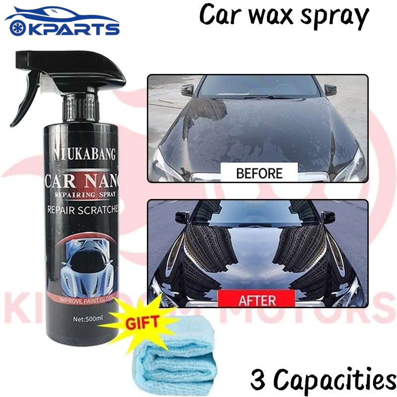 Kparts Car Wax Spray and Polish Two-in-one Coating Auto Car Wash and Wax Hydrophobic Nano ...