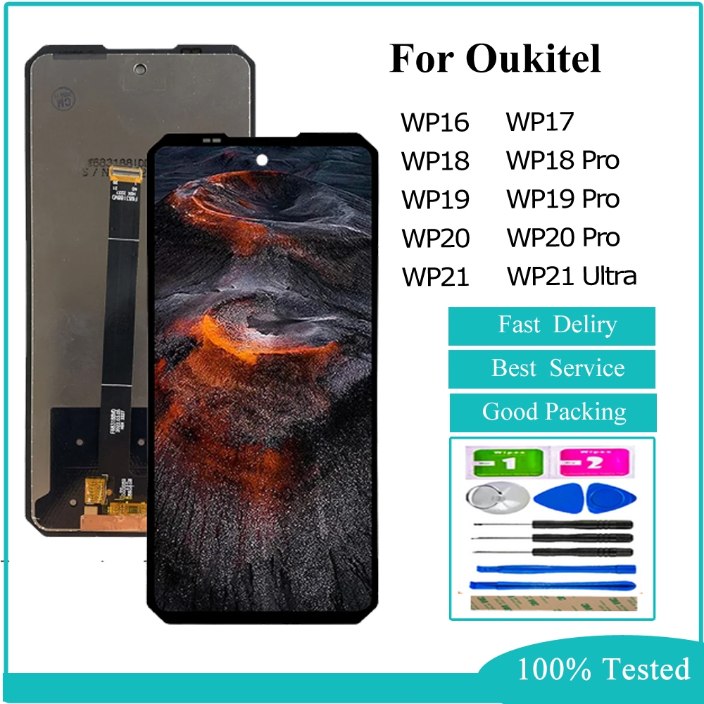 LCD For Oukitel WP16 WP17 WP18 WP19 Pro WP20 WP21 WP21 Ultra LCD Display Touch Screen Digitizer ...