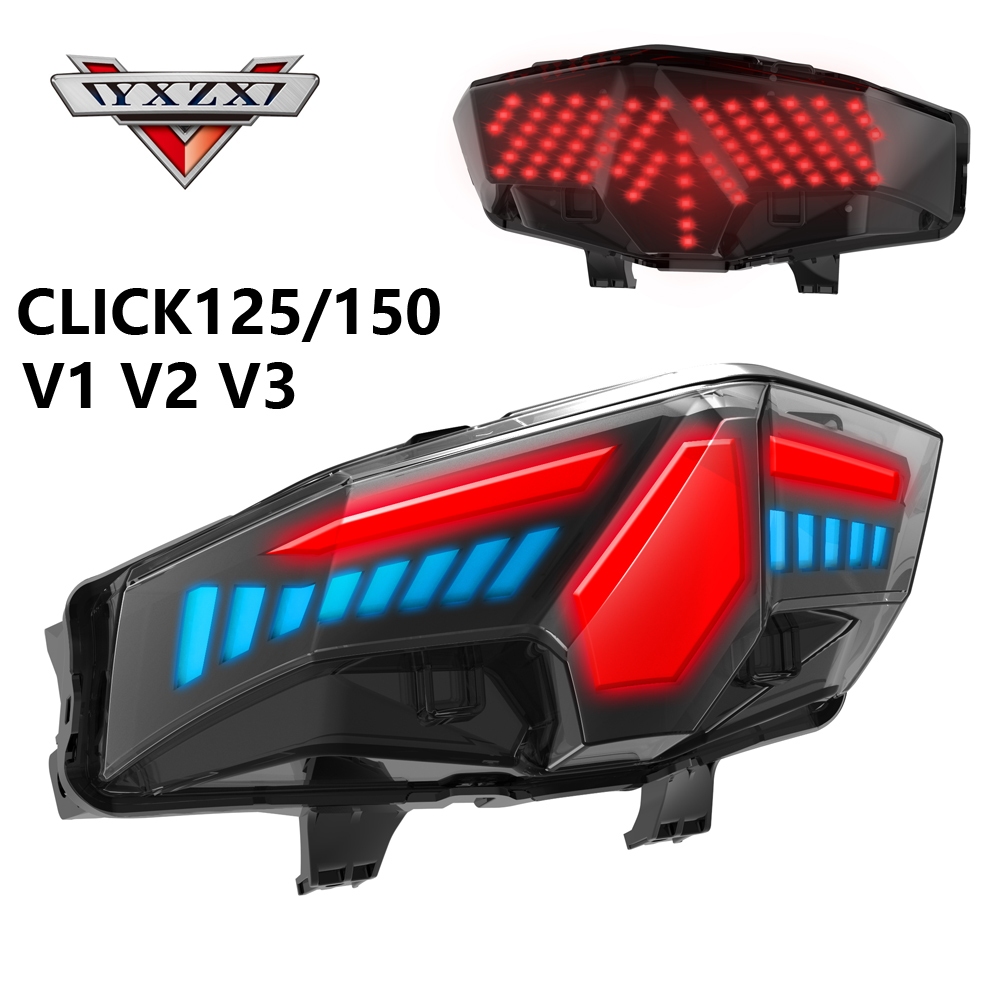 HOT Honda Click 125 150 Tail Light Set RGB Signal Brake Light Assy ...