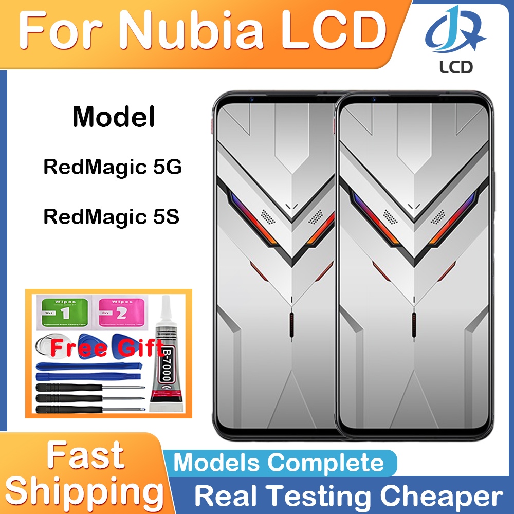 For AMOLED Red Magic 5G 5S LCD Display Touch Screen Replacement ...
