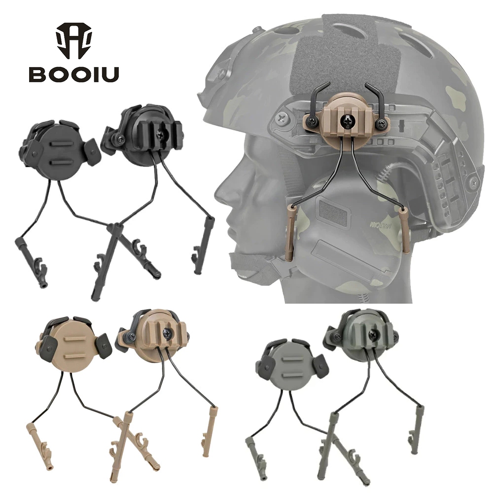 BOOIU Tactical Rail Mounts Headset Fast Helmet Rail Adapter Headset ...