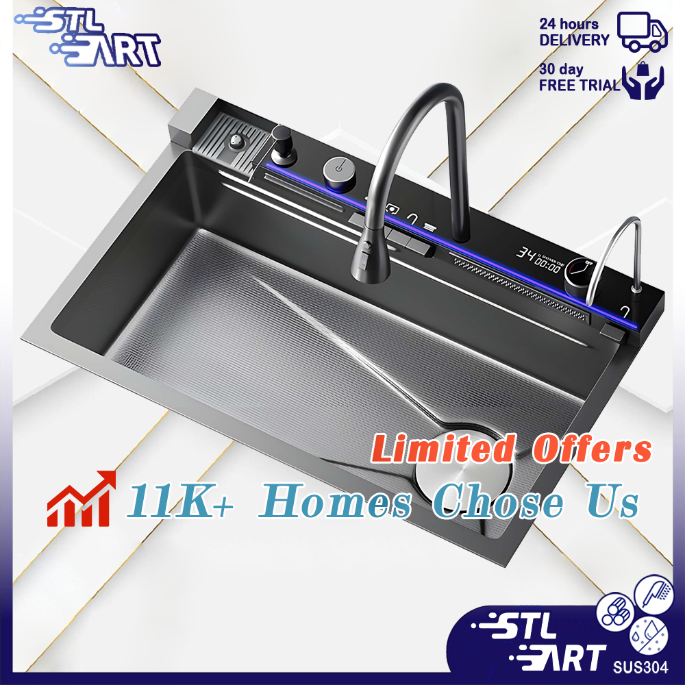 STLART Smart LED Digital Display 304 Honeycomb Surface Scratch ...