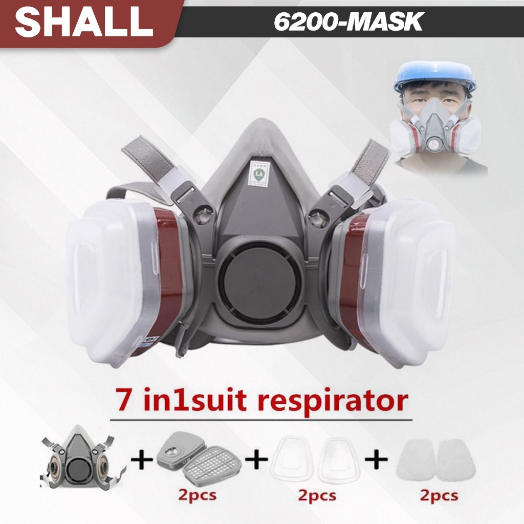 G-500 Reusable Respirator Mask with A1P2 Filters | Anti-Gas, Anti-Dust ...