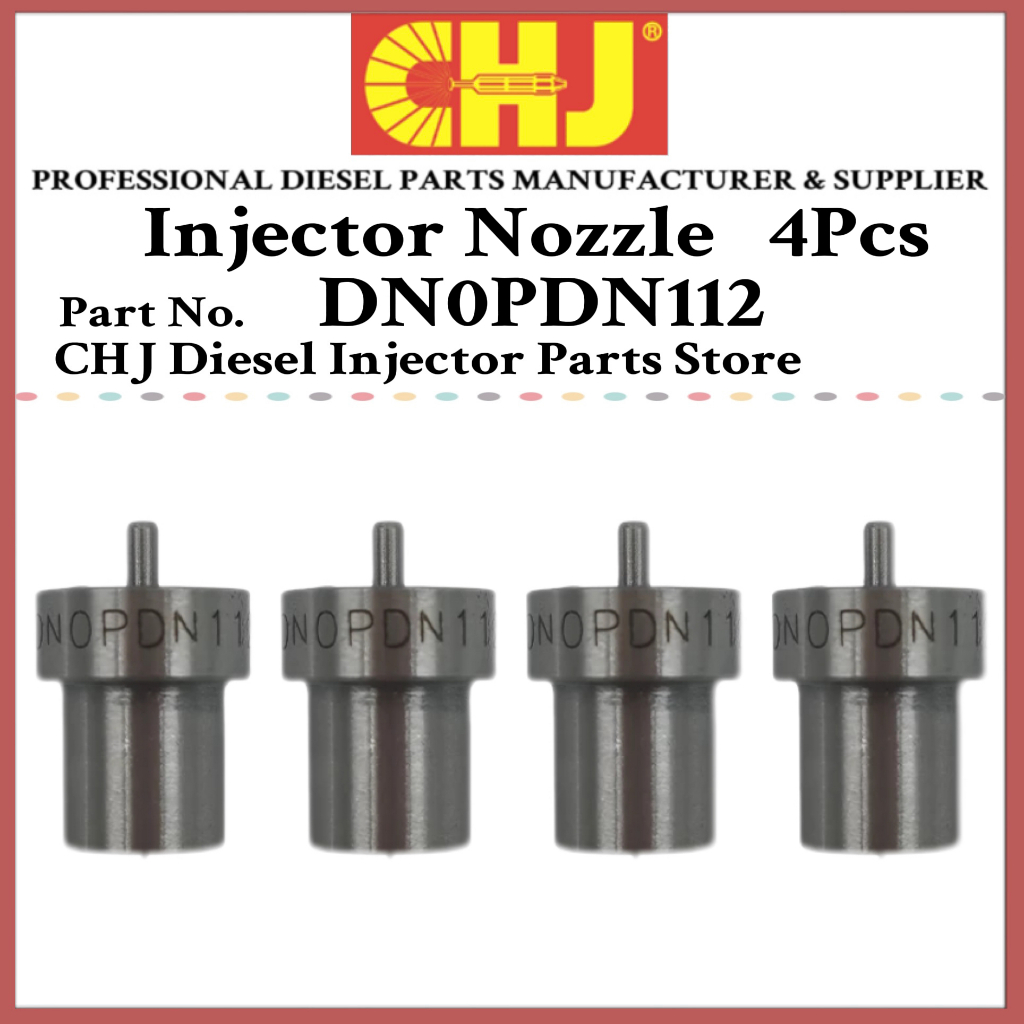 4Pcs Injector Nozzle DN0PDN112 for Mitsubishi L200 Pajero 4D56 Kia ...