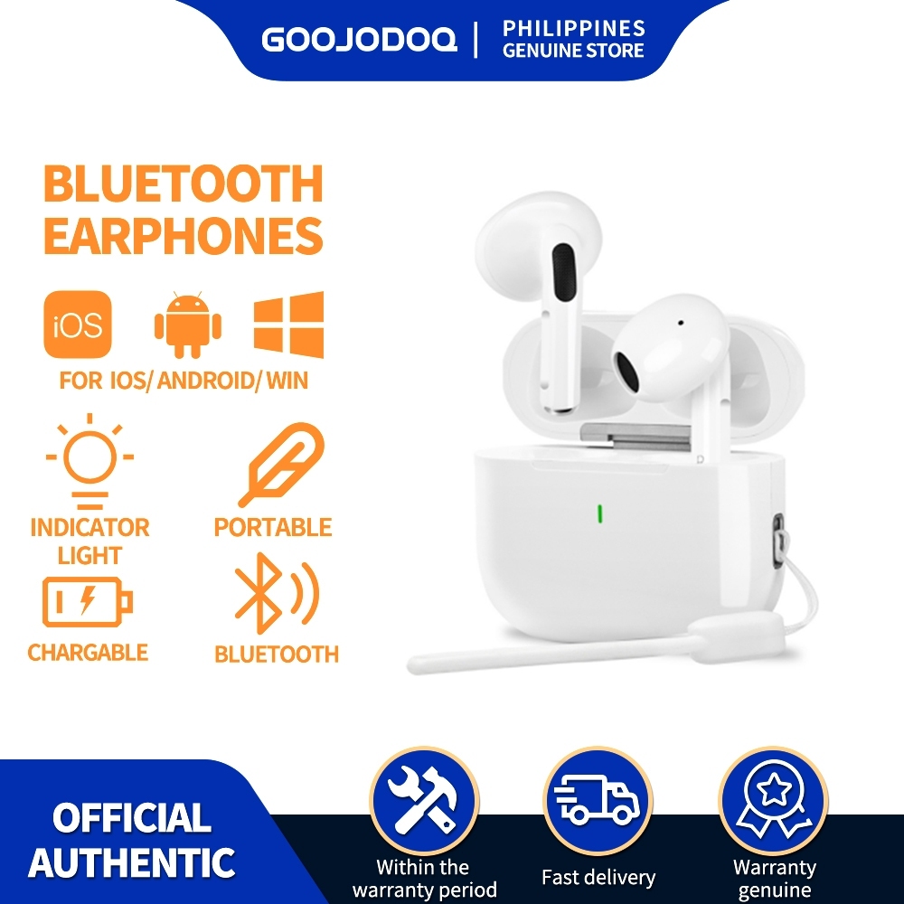 GOOJODOQ Wireless Earphones Bluetooth Earpods for iPhone Android ...