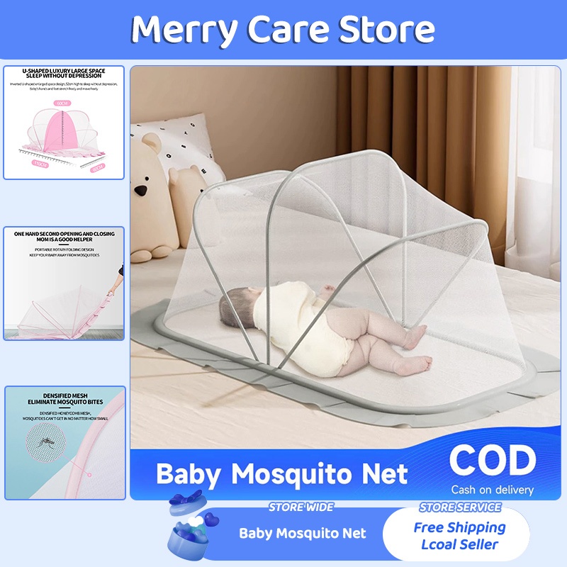 Baby Mosquito Net For Kids Folding 0-6 Years Kids For Baby Anti ...
