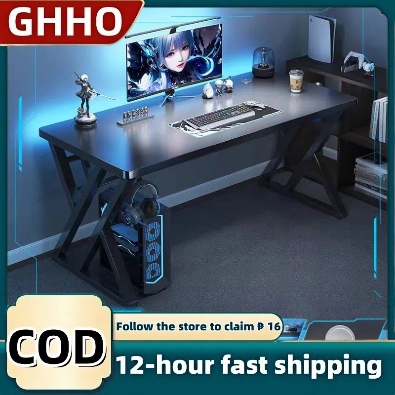 GHHO+ High Quality 100/120*60*75CM Computer Table Bedroom Office Desk Home Student Study Table ...